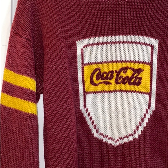 Coca Cola | Tops | Vintage Cocacola Sweater | Poshmark